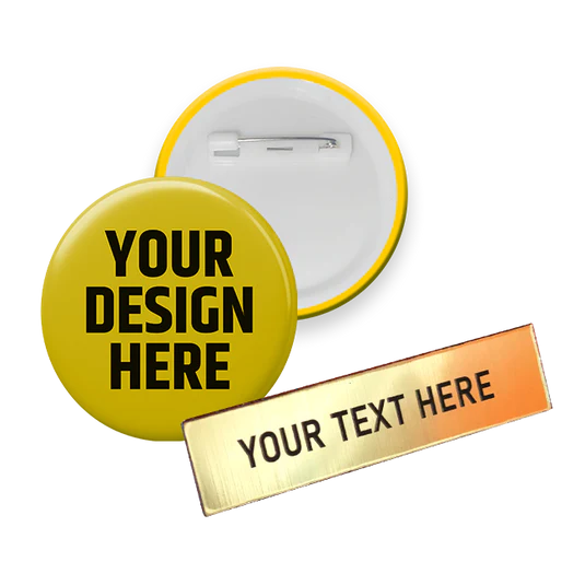 Custom Pin Badges Online - Design Your Own | Gifteeng