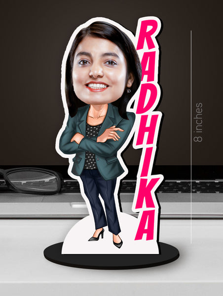 Your Name Caricature Photo Stand – Gifteeng